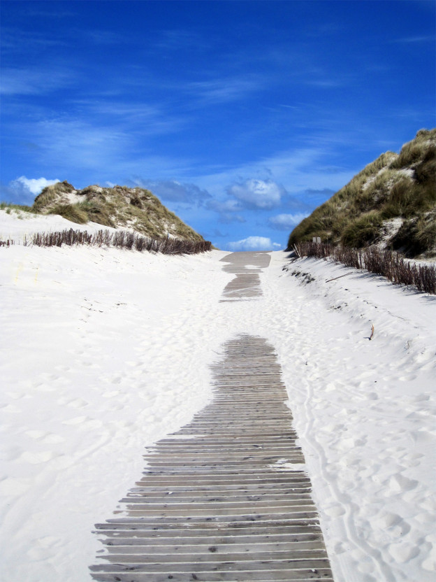 Strand-Zugang - Amrum mit Inselheld